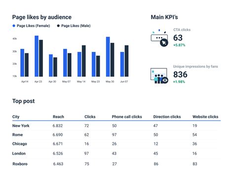 Facebook Analytics Report Template For Agencies Whatagraph