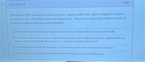 4 Pts Question 7 What Is A Grand Tour Question And