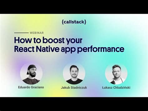 Conference Talks Talk Improving React Native App Performance Practical Tactics And Case