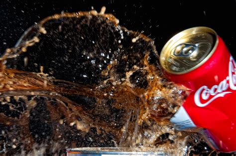 Coca Cola Explosion Coke Can Explose When Shot By An Air G Flickr