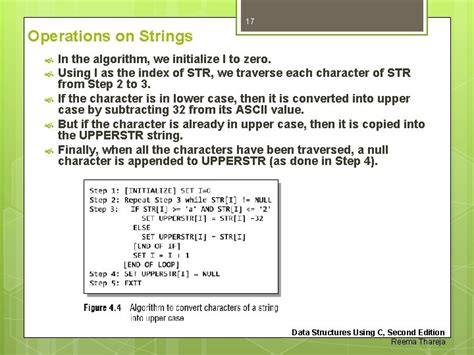 Com 267 Chapter 4 Strings 1 Data Structures