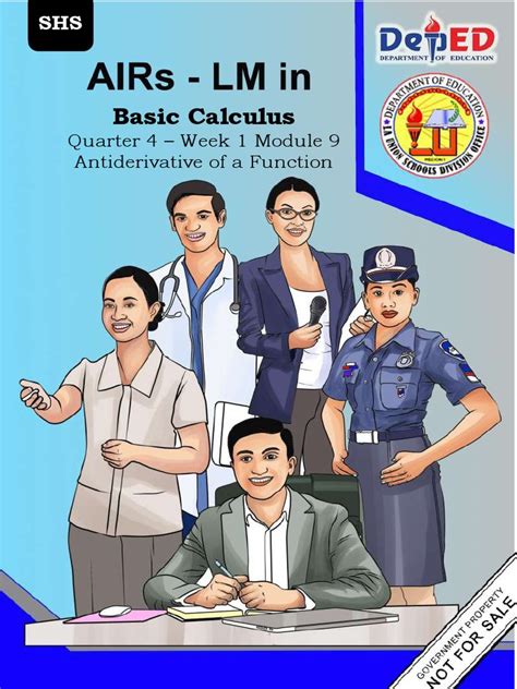 Basic Calculus Quarter 4 Week 1 Module 9 Antiderivative Of A