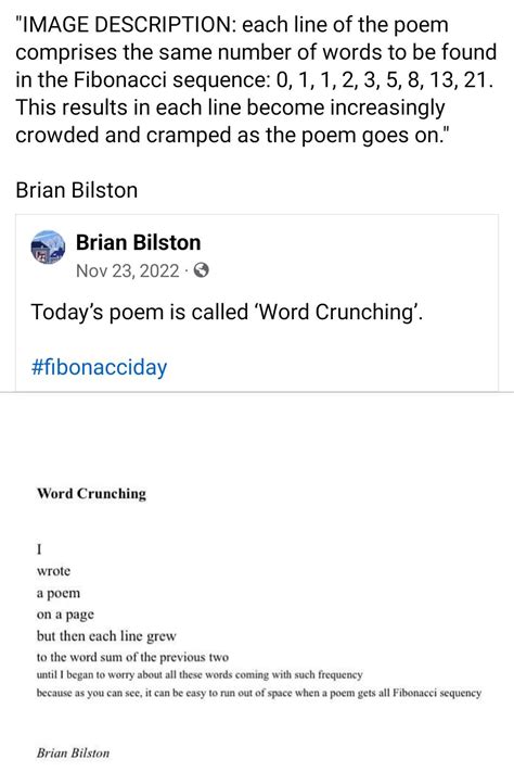 Poem About The Fibonacci Sequence