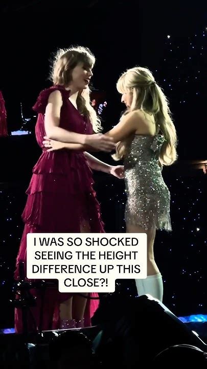 The Height Difference Between Taylor Swift And Sabrina Carpenter 😳
