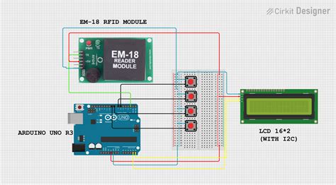 Arduino UNO-Based RFID Access Control System with Pushbutton Interface and I2C LCD Display - How ...