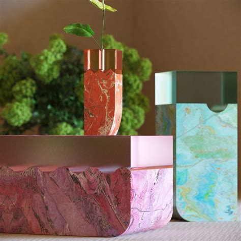 Niko Koronis Resin Furniture Series Looks Like Carved Blocks Of Soap