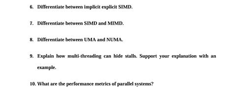 Solved 6 ﻿differentiate Between Implicit Explicit Simd 7