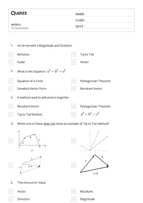 50 Vectors Worksheets For 11th Grade On Quizizz Free And Printable
