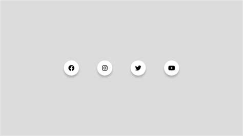 Social Media Buttons With Tooltip On Hover Using Html And Css