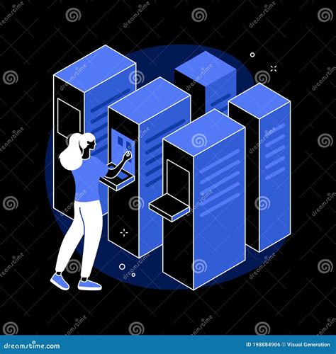 Data Center Abstract Concept Vector Illustration Stock Vector Illustration Of Colocator