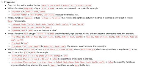Solved In Trees Ml Copy This Line To The Start Of The Chegg