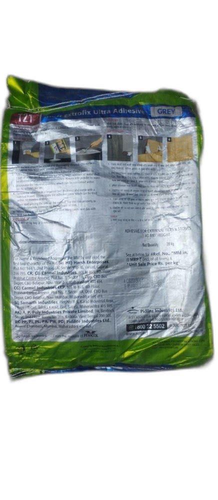 Emerald Roff Extrofix Ultra Adhesive T21 Grey 20 Kg Bag At Rs 1004 Bag In New Delhi