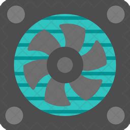 System Fan Icon Download In Flat Style