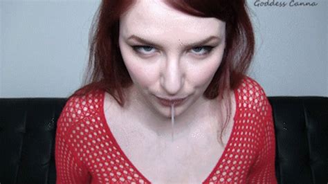 Goddess Messy Spit Tongue Teeth Wmv