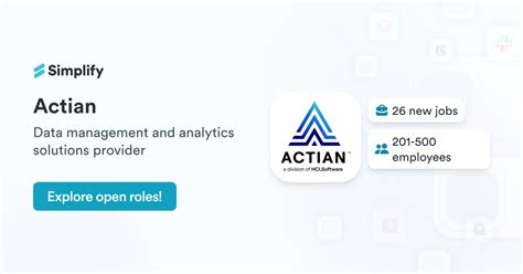 Jobs And Employment At Actian Simplify Jobs