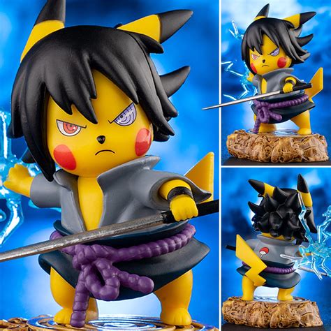 ฟิกเกอร์ Pikachu พิกะจู Cosplay Naruto Uchiha Sasuke คอสเพลย์ นารูโตะ อุจิวะ ซาสึเกะ Pikachu พิ
