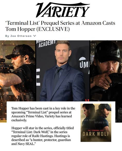Tom Hopper Is Raife Hastings Jack Carr