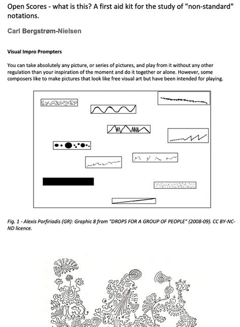 Experimental Music Notation Resources General Lines