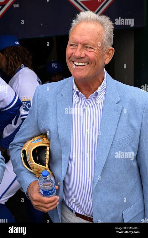 George Brett Kansas City Royals Vice President Of Baseball Operations Waits To Take Part In