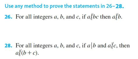 solved use any method to prove the statements in 26 28 26