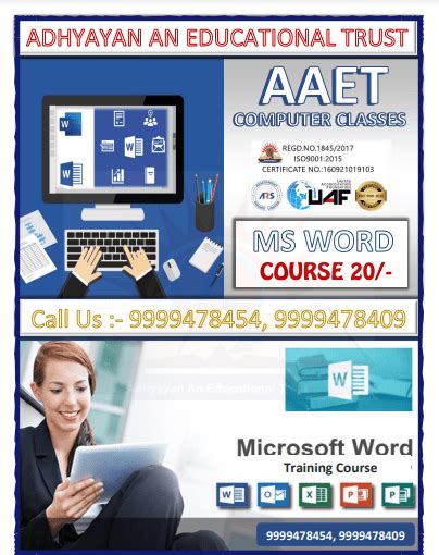 Ms Word Practicle Exercise Aaet Classes