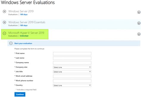 hyper v server 2019 is available working hard in itworking hard in it