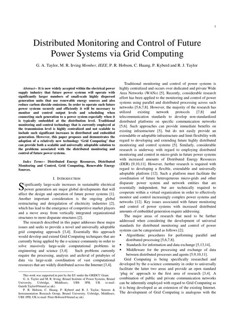 pdf distributed monitoring and control of future power systems via