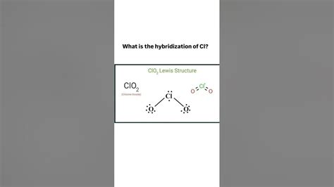 What Is Hybridization Of Cl In Clo2 Shorts Science Chemistry Viral Trending Facts