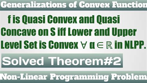 4 Quasi Convex And Quasi Concave Functions Upper And Lower Level Set