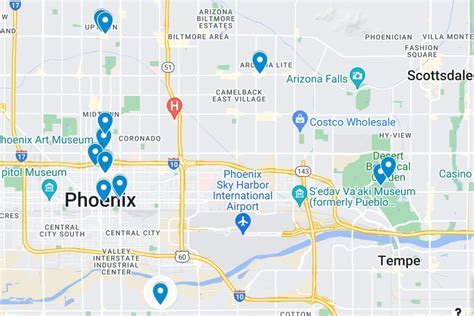 Ultimate Phoenix Tourist Map Top Attractions And Essential Travel Guide