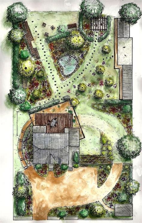 Best Marker Rendering Images On Pinterest Landscape Designs Architectural Sketches And