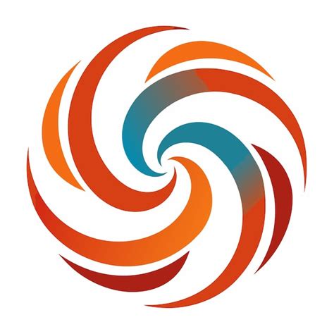 Swirling Motion Design Curved Lines With Central Focal Point Premium Ai Generated Vector