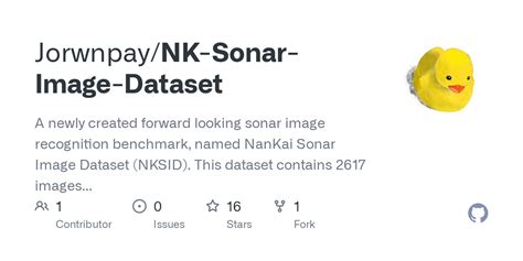 NK Sonar Image Dataset Readme Md At Main Jorwnpay NK Sonar Image Dataset GitHub