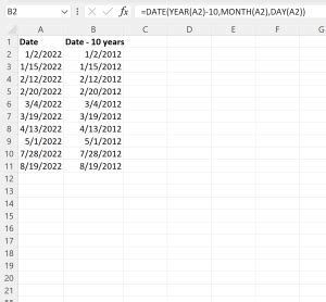 How To Add Years To Date In Excel With Examples