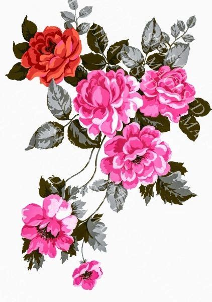 Flower 꽃 모티프 Motif 꽃 예술 꽃 그리는 법 그린 꽃