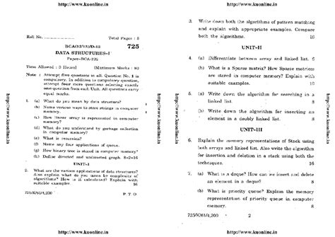 Bca 3 Sem Data Structures 1 725 Dec 2013 Bachelor Of Computer