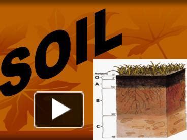 PPT SOIL PowerPoint Presentation Free To View Id 4717d2 Y2E4M
