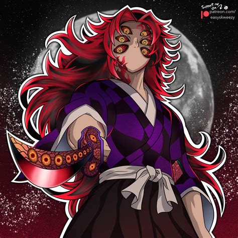 Demon Slayer Upper Moon 1 By Easyskweezy On Deviantart