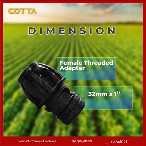 Hdpe Poly Threaded Adaptor Male Female Threaded Adaptor Fitting Poly