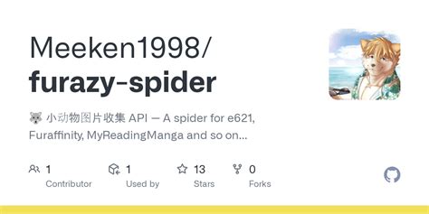 GitHub Meeken furazy spider 小动物图片收集 API A spider for e Furaffinity