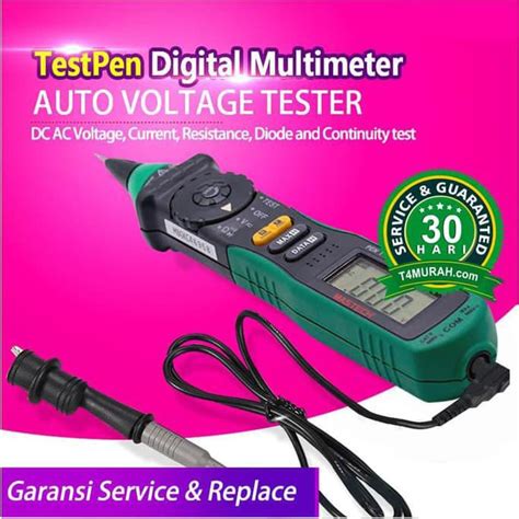 Jual Multimeter Multitester Test Pen Otomatis Mengukur Voltage AC DC Shopee Indonesia