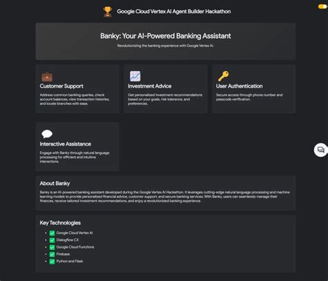 banky your ai powered banking assistant devpost