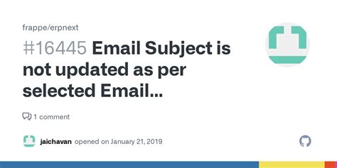 Email Subject Is Not Updated As Per Selected Email Template · Issue 16445 · Frappeerpnext
