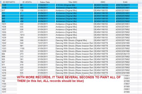 Access 2007 Conditional Formating On Datasheet View Takes Several