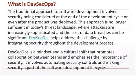 Devsecops For Agile Development Integrating Security Into The Agile Process Ppt Free Download