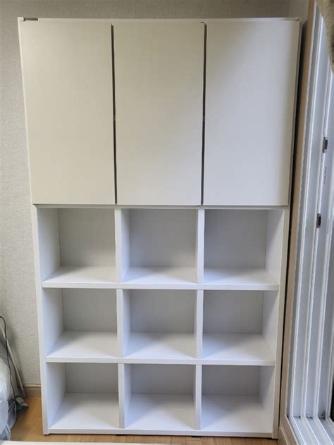 한샘 5단책장 벽고정서비스 도어 위쪽 시공 바닥찍힘 네이버 블로그