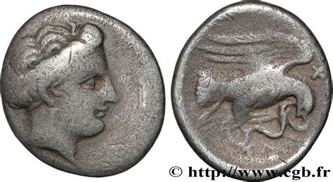 Euboea Chalcis Drachme Bgr 829451 Greek Coins