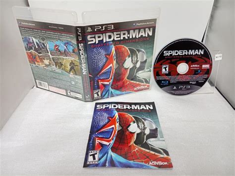 Spiderman Shattered Dimensions Item Box And Manual Playstation 3