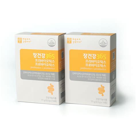 장건강 365 프리바이오틱스 프로바이오틱스 4박스 55gx56포 티몬