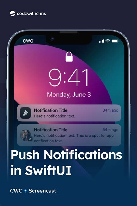 Push Notifications In Swfitui Push Notifications Design Ios App Design App Development